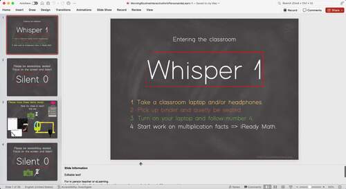 Morning Routine Starter – Interactive SEL Values for In-Person & eLearning