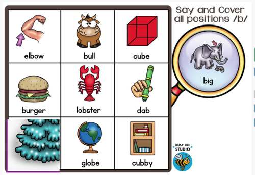 Articulation Games Boom Cards CHRISTMAS | B D F V by Busy Bee Studio