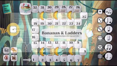 Notes Value Board Game | Bananas & Ladders | Digital Online & Offline