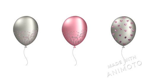 Rose Gold & Silver Balloons Clipart by Fantasy Cliparts | TPT