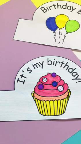 Birthday Crown Templates by Ciara's Classroom | TPT