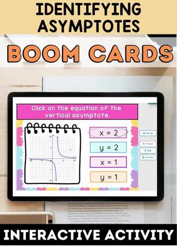 Horizontal & Vertical Asymptotes | Rational Functions | BOOM™ Cards