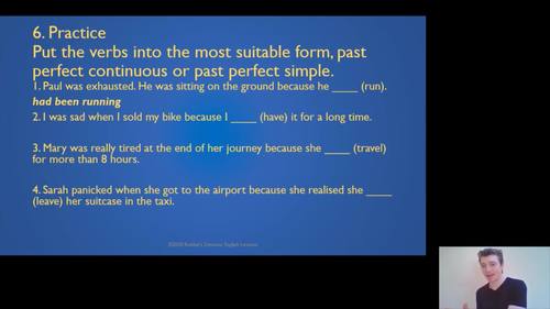 Digital Grammar Presentation + Video Lesson: Past Perfect Simple ...
