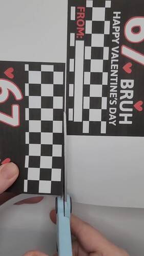 67 Bruh Valentine Candy Wrappers 6 7 Valentines Favor Candy Tags