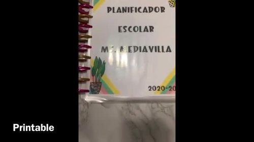 Bilingual Teacher Planner - Digital and Printable // English and Spanish