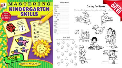 Complete Mastering Kindergarten Preschool, Pre-K Skills Package? by PRO ...