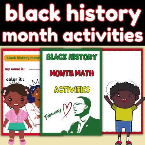 black history month math activities(Preschool) black history month ...