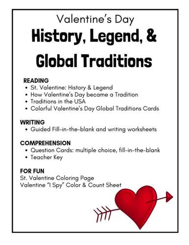 Valentine’s Day Around the World: Colorful Guided Reading & Writing ...