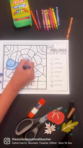 Fall Social Emotional Learning Activity Sheets by The Social Emotional ...