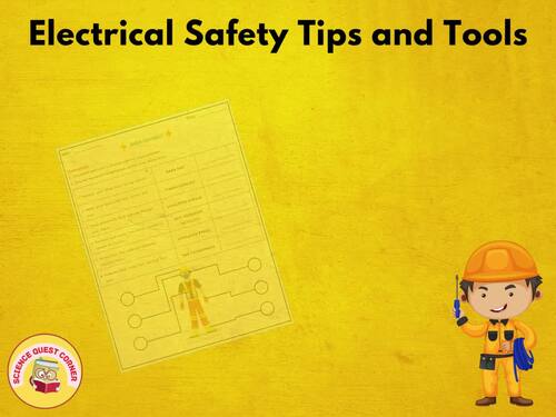 5th Grade Electrical Safety Tips & Tools Printable Activities ...
