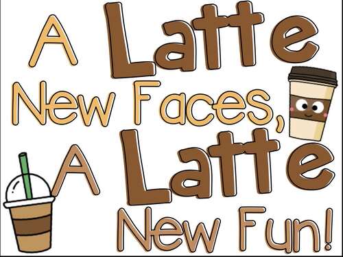 Latte (Coffee)-Themed Beginning of Year Bulletin Board-We're All a ...