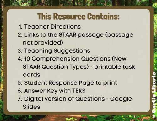 Eng. I-Reading Comprehension-Nonfiction-STAAR New Question Types-Set #2 ...