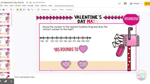 Valentine's Day Math Activities Third Grade Google Classroom by Loving Math