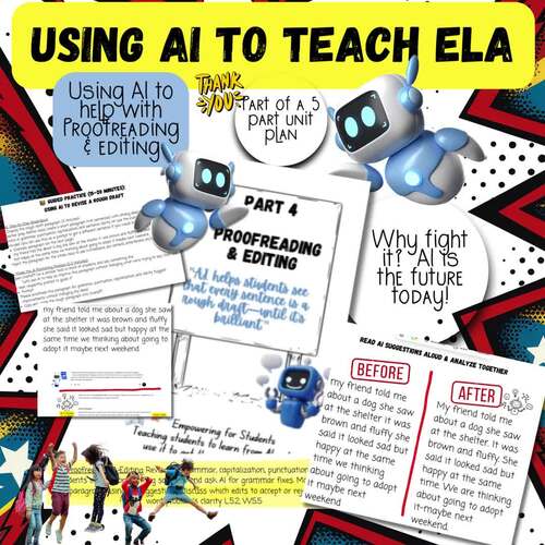 Using AI to teach ELA Part 4 Proofreading & Edits with AI 5th grade