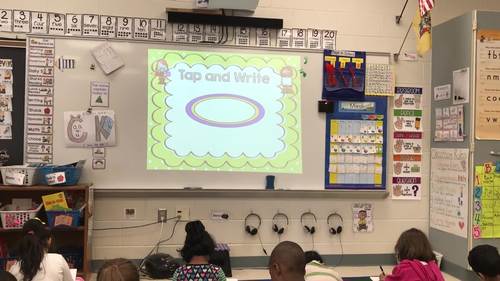 CVC Words Spell and Write Editable Powerpoint by Mrs Ritz and Kidz