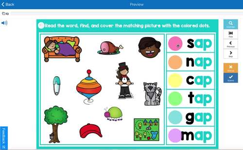 Ap Word Family Boom Cards™ by Freckled in Kinder | TPT