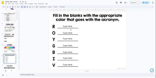 Visible Light Waves - Interactive Lesson by Kayla Renee' - Bright in ...