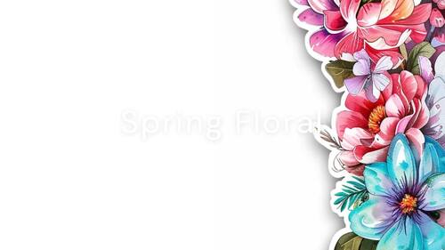Spring Flower Background Images for Slide Presentations | PPT, PNG ...