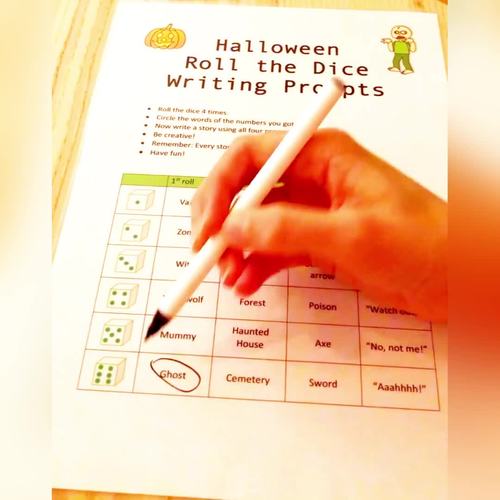 Writing Prompts for Halloween by The ESL Educator | TPT