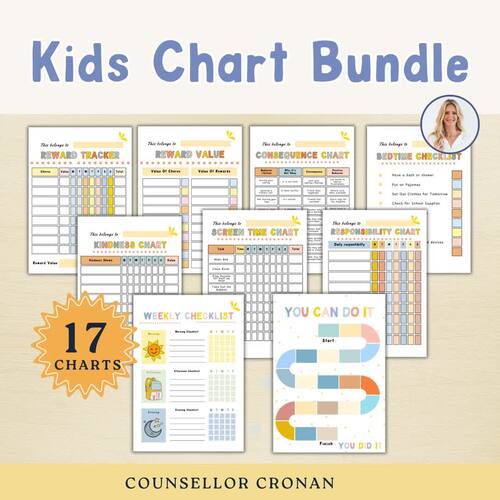 Executive Functioning ADHD Support. Charts, trackers, Classroom management