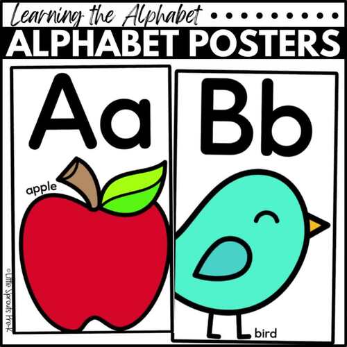 Alphabet Posters, Alphabet Classroom Wall, Classroom Alphabet Banner