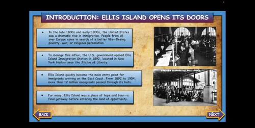Ellis Island Immigration Gateway To America Powerpoint L46. Immigration ...