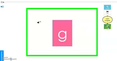 Montessori Boom Cards Green Group Sandpaper Letters i, g, l, n, p