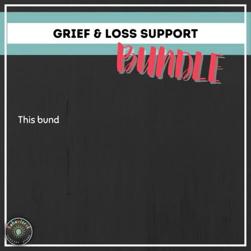 Coping with Loss: Supportive Worksheets for Healing | TPT