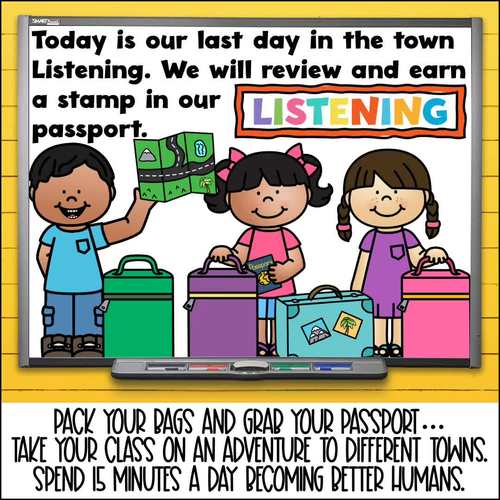 Listening Social Emotional Learning Character Education SEL K-2 Curriculum