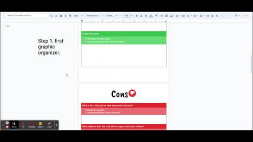 Pros & Cons Essay Scaffolded Graphic Organizer Set | TPT