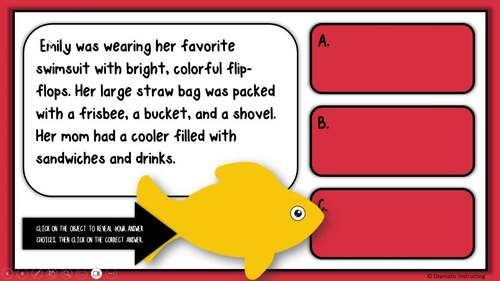 Making Inferences 3rd Grade Search and Reveal Interactive PowerPoint™ Game