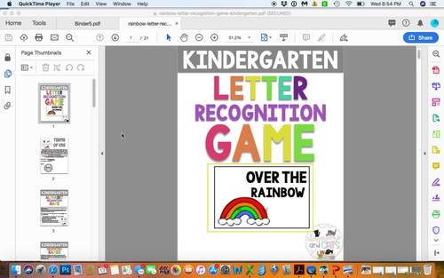 Rainbow Alphabet Letter Recognition Games by Classrooms and Cats - Erin ...