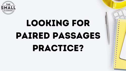 Paired Passages Task Cards | BEST Standards | Print & Digital | TPT