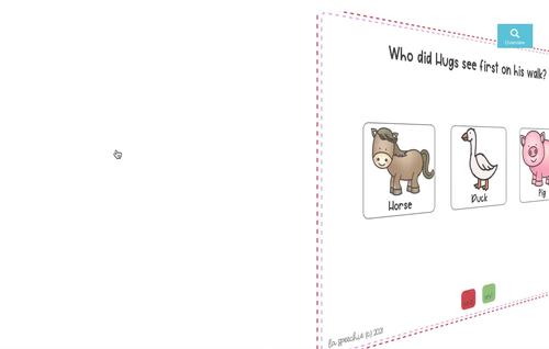 Hugs & Kisses Book Companion BOOM Cards by La Speechie | TPT