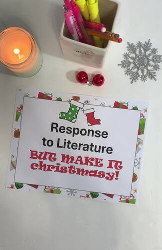 Christmas Holidays Creative Activities/Worksheets/Crafts Response For ...