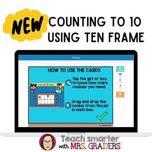 Counting to 10 BOOM Cards™ by Mrs Graders | TPT