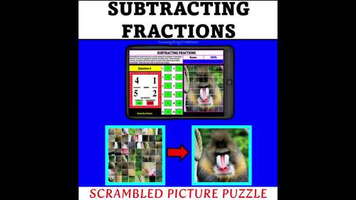 Subtracting Fractions – Digital Bundle by Sunny Boy Creations | TPT