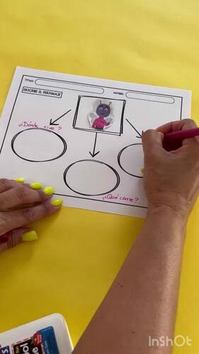 Organizadores gráficos - Escritura creativa - Spanish by Zig Zag Teacher