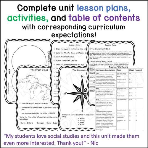 Grade 2 2023 Ontario Social Studies Global Communities PDF & Google Slides