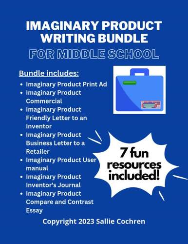 Imaginary Product Writing Bundle for Middle School | TPT
