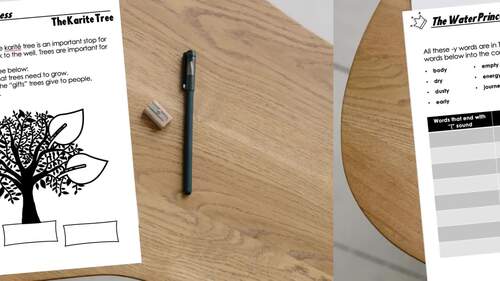 The Water Princess Book Study by Rey's Resource Room | TPT