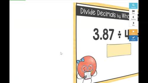 Dividing Decimals by Whole Numbers Activity 5th Grade Decimal Boom ...