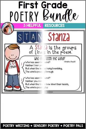 First Grade Poetry Bundle by Carrie Lutz | Teachers Pay Teachers