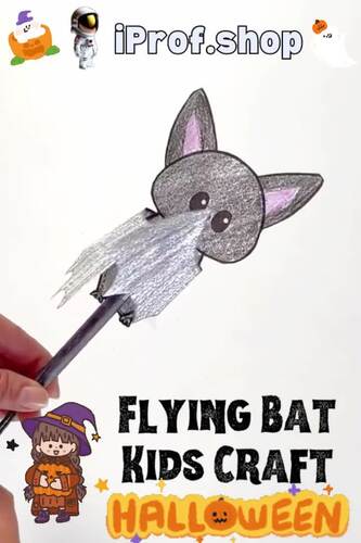 Halloween 10 paper Bat Crafts Activities Coloring pages No prep ...