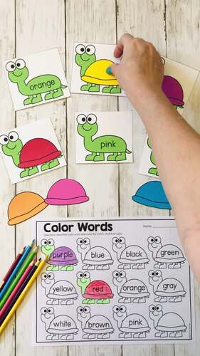 Color Words - Matching Colors to Color Words by Traci Bender - The ...