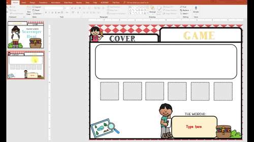 Editable Digital Making Words Template | Distance Learning by Teach ...