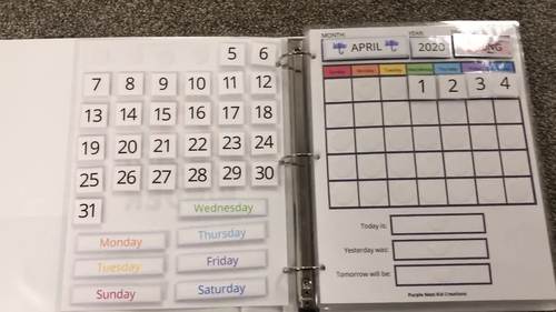 Morning Binder by Purple Nest Kid Creations | TPT