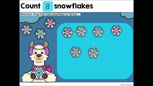 Winter Counting for Google Slides by Emily Ames | TpT