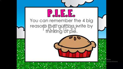 Author's Purpose Mini Lesson (Google Classroom & PPT) Distance Learning