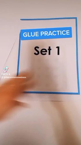 Glue Practice Too Much Glue by Summer Sweetness | TPT